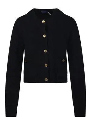 POLO RALPH LAUREN Polo Ralph Lauren Cable-Knit Crewneck Buttoned Cardigan