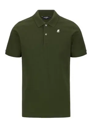 K-WAY Two-button Logo Polo Shirt - Green