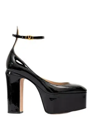 Valentino Garavani Vlogo Platform Pumps - Black
