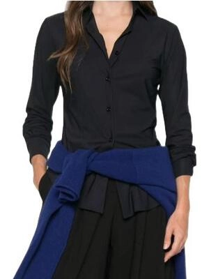 MAZZARELLI Long-sleeve Button-up Shirt - Black