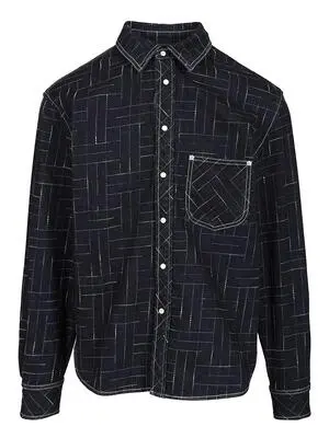 Kenzo Long Sleeve Buttoned Shirt - Black