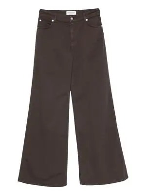 ERMANNO FIRENZE Wide-leg Jeans - Fondente