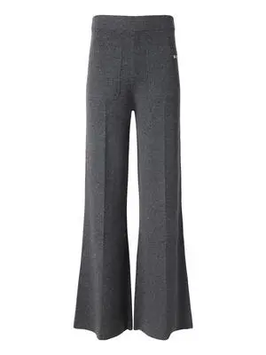 VICTORIA BECKHAM Alina Merino Wool And Cashmere-blend Pants