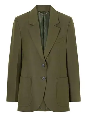 Victoria Beckham Katherine Twill Blazer - Green
