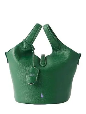 Polo Ralph Lauren Small Leather Tote - Green