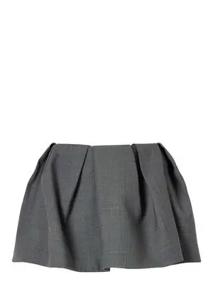 SHUSHU/TONG Wool-blend Mini Skirt