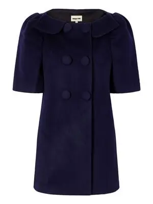 SHUSHU/TONG Wool Coat - Navy