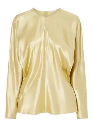 FFORME Sylvie Satin Blouse - Gold