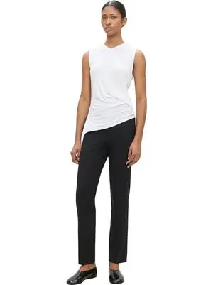 Theory Marcee Pant In Good Wool - Black