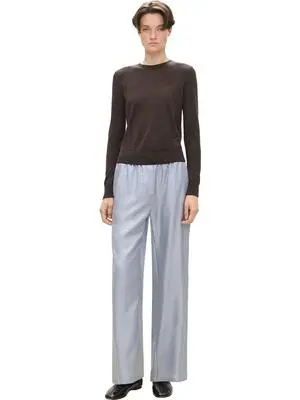 Theory Flowy Pant In Mod Silk Twill - Luna