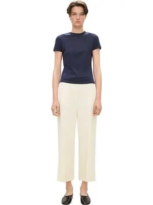 Theory Classic Straight Pull-On Pant In Admiral Crepe Rice