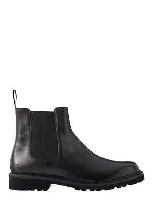 COMMON PROJECTS Leather Chelsea Boots - Black