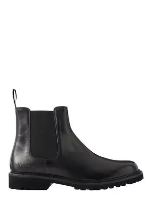 COMMON PROJECTS Leather Chelsea Boots - Black