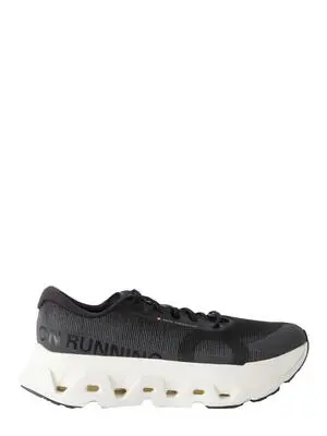 On Cloudmonster 3 Rubber-trimmed Stretch-knit Sneakers - Black
