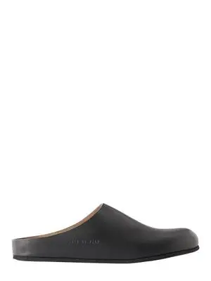COMMON PROJECTS Leather Clogs - Black