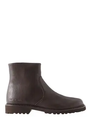 COMMON PROJECTS Leather Boots - Brown