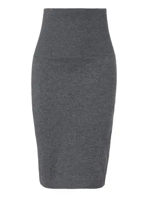 Stella McCartney Knitted Wool Pencil Skirt - Grey