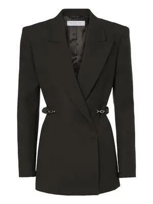 Gabriela Hearst Epona Chain-detail Virgin Wool Blazer - Green