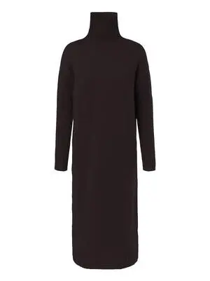 Max Mara Wool And Cashmere Sweater Dress - Brown