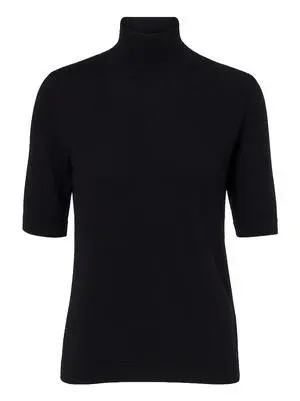 Max Mara Wool Turtleneck Sweater - Black