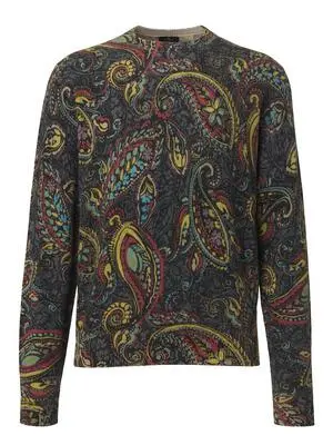 Etro Paisley Wool Sweater - Multicoloured