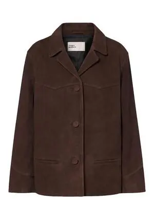 Tory Burch Suede Jacket - Brown