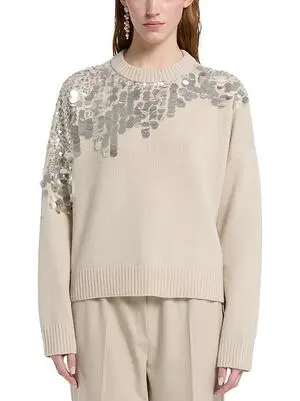 Marella Marella Mllcalcio Wool Sweater Turtledove