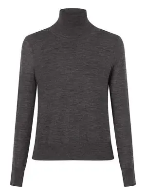 NILI LOTAN Larking Cashmere Turtleneck Sweater - Anthracite