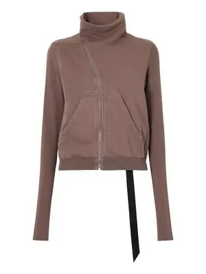 RICK OWENS DRKSHDW Cotton-jersey Zip-up Cardigan