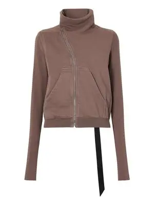 Rick Owens RICK OWENS DRKSHDW Cotton-Jersey Zip-Up Cardigan Purple