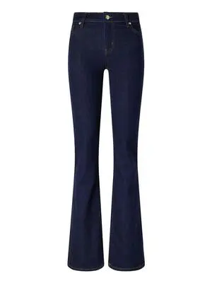 FRAME The Rodeo Low-rise Bootcut Jeans - Blue