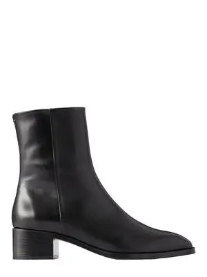 AeydĒ Lee Leather Ankle Boots - Black