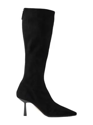 AQUAZZURA Sentier 75 Suede Knee-boots - Black