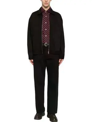 Eleventy Polka-dot Long-sleeve Shirt - Red