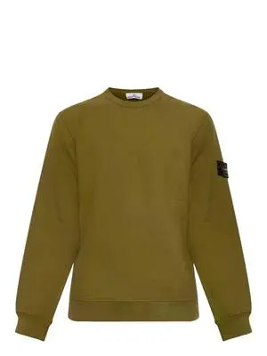 Stone Island Logo-patch Sweater - Green
