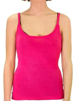 LA ROSE Scoop-neck Tank Top - Pink