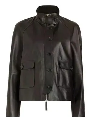 Proenza Schouler White Label Gio Leather Jacket - Brown