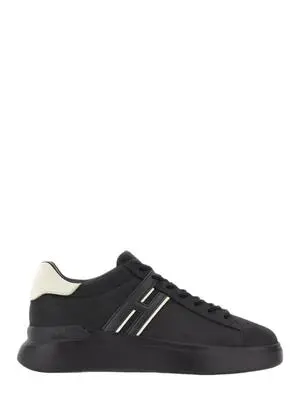 Hogan H580 Leather Sneakers - Black