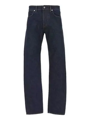 Stone Island J100005 Indigo Denim-rinsed Regular-straight-fit Five-pocket Jeans - Blue
