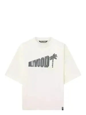 Palm Angels Sunset Blvd Graphic-print T-shirt - Neutrals