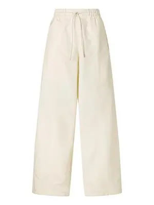Bottega Veneta Cotton-canvas Wide-leg Pants - Neutrals