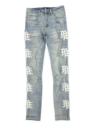 Mixed Emotion Sea Monogram Denim - Blue