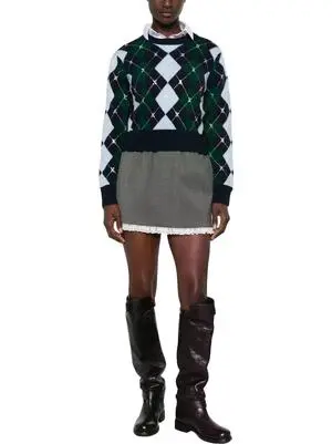 MAJE Crystal-embellished Sweater