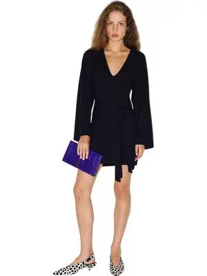 REFORMATION Hadley Knit Dress - Black