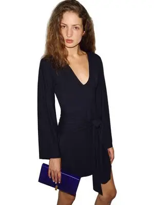 REFORMATION Hadley Knit Dress - Black