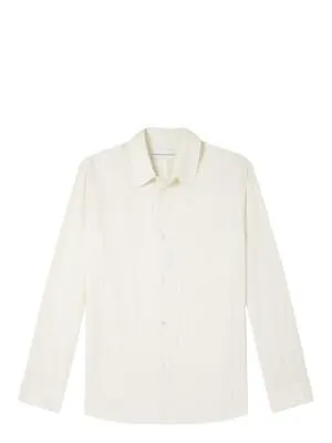 STUDIO NICHOLSON View Striped Silk And Cotton-Blend Shirt