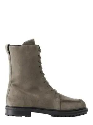 AeydĒ Tate Suede Ankle Boots - Gray