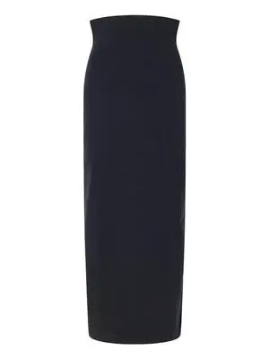 Issey Miyake Washi-blend Maxi Skirt - Blue