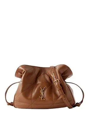 Saint Laurent Jamie Quilted Leather Shoulder Bag - Brown