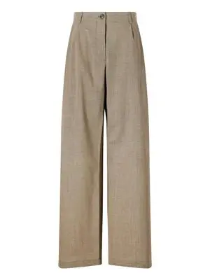 Our Legacy Wool-blend Wide-leg Pants - Neutrals